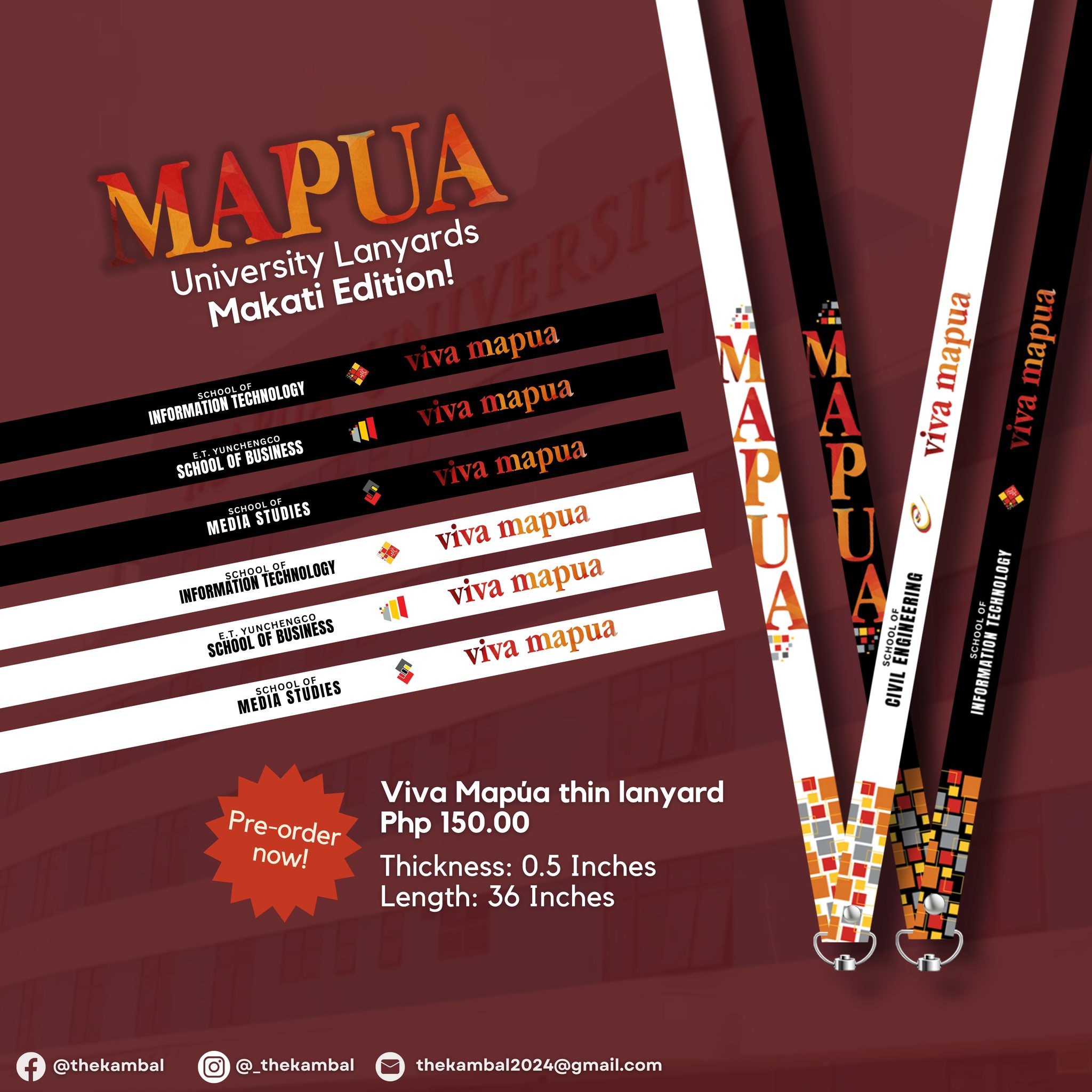 The Kambal | Mapua University Lanyards